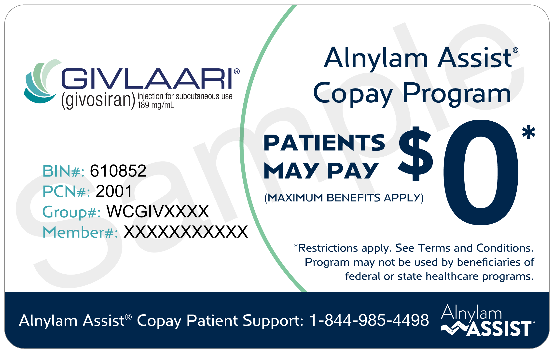 Alnylam Commercial Copay Enrollment