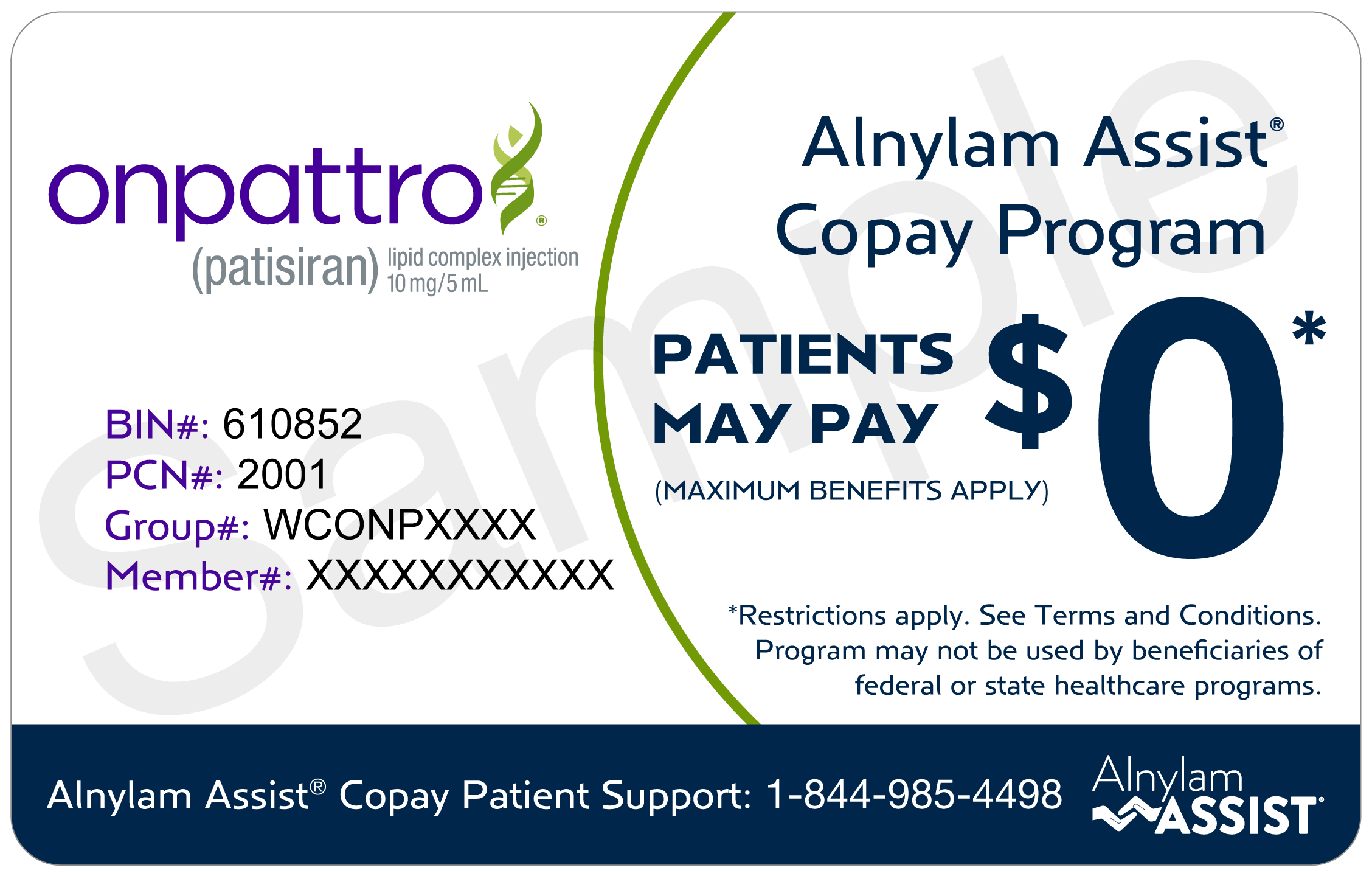 Alnylam Commercial Copay Enrollment